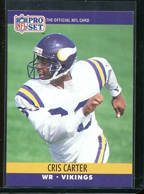 1991 Pro Set Football Chris Carter #571 Minnesota Vikings | eBay