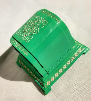 Vintage Warner Art Deco Double Slot Celluloid Ring Box/Presentation Box ...