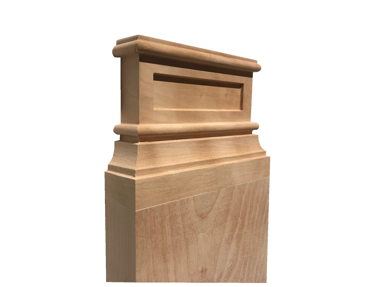 Colonial Solid Hardwood Molding Base Plinth Blocks | eBay