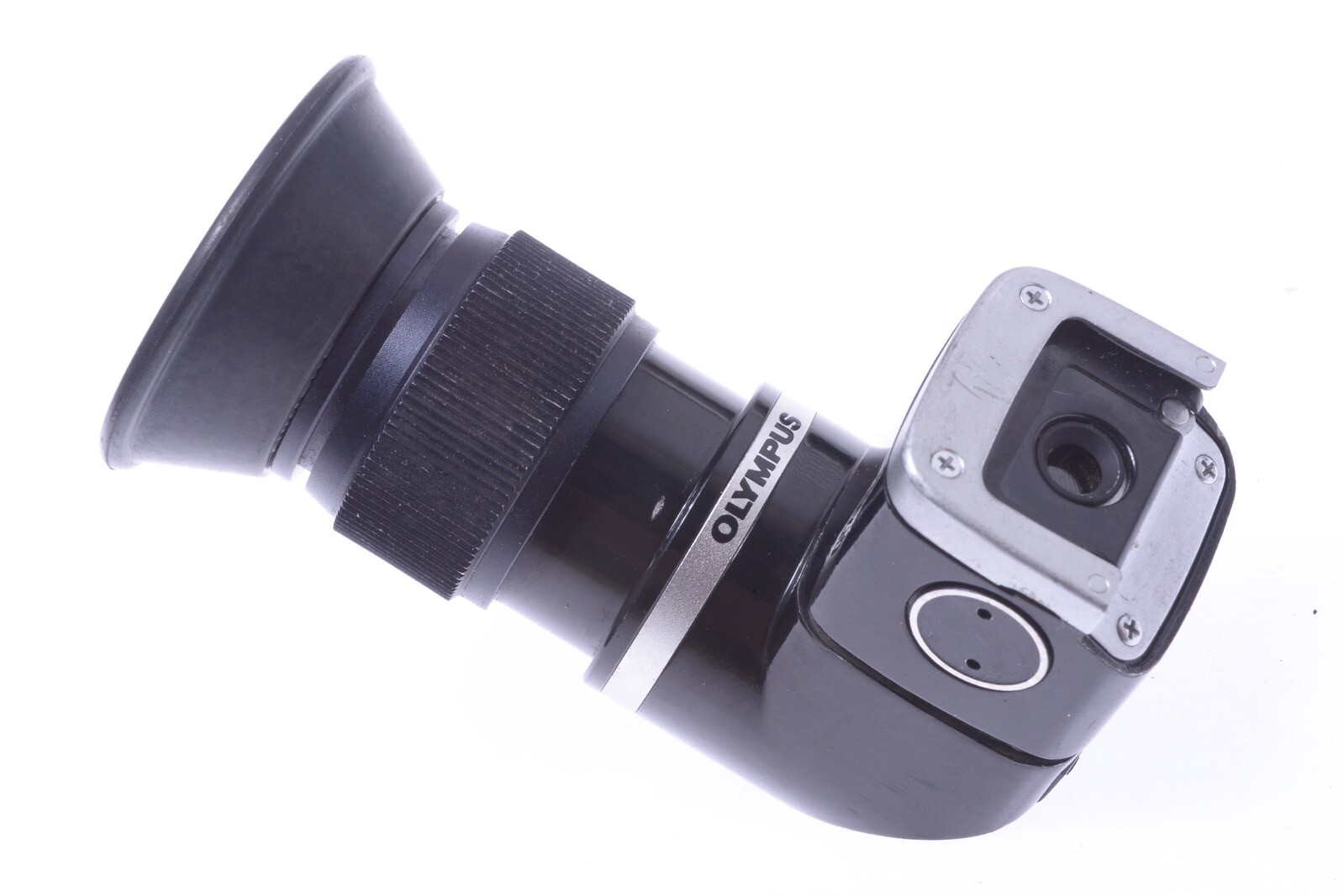 OLYMPUS OM ANGLE FINDER 1.2X & 2.5X 35MM CAMERA MACRO BELLOWS ...