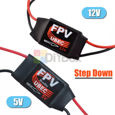 DC-DC 5V 12V Step Down Module 3A Buck Converter Mini UBEC BEC For RC ...