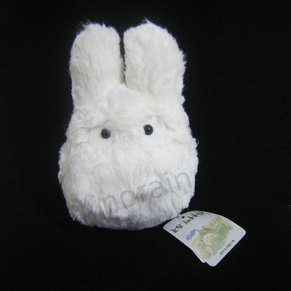 20cm White Totoro Plush Rabbit Fur Texture Doll Studio Ghibli My ...