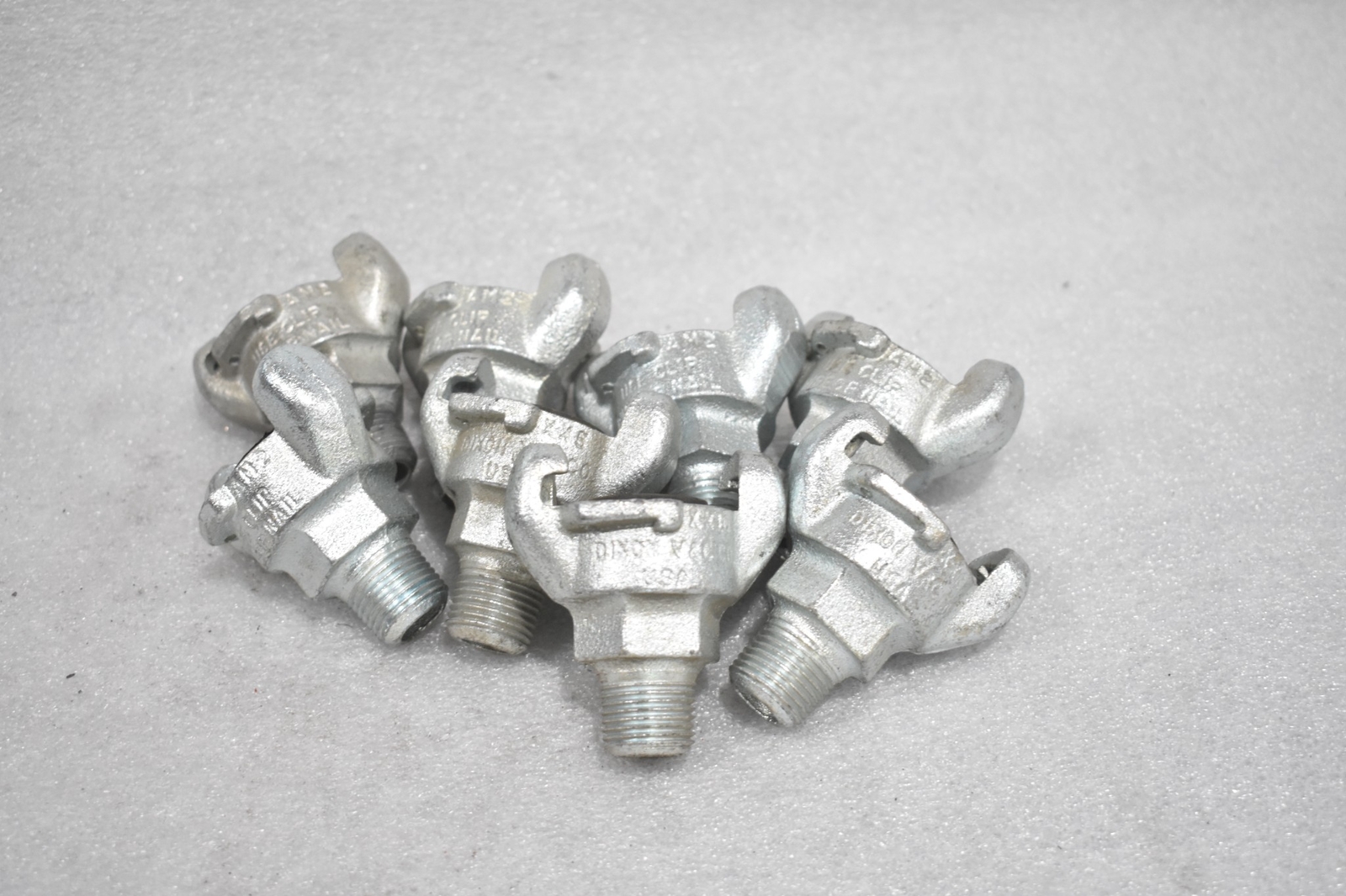DIXON AM2 1/2" INCH IRON AIR KING MALE NPT CLIP (LOT OF 8) | eBay