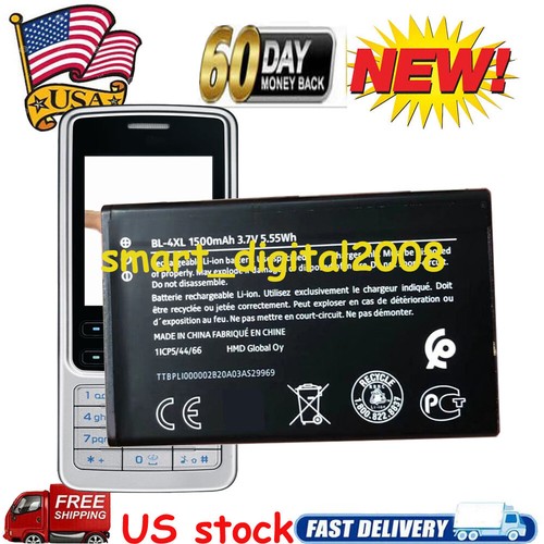Battery BL-4XL For Nokia 6300 4G/8000 4G TA-1286 TA-1287 TA-1291 TA ...