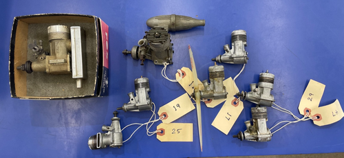 8pc Lot Fox RC Air Nitro Glow Engines .15 and ~30-40 Size Vintage ...