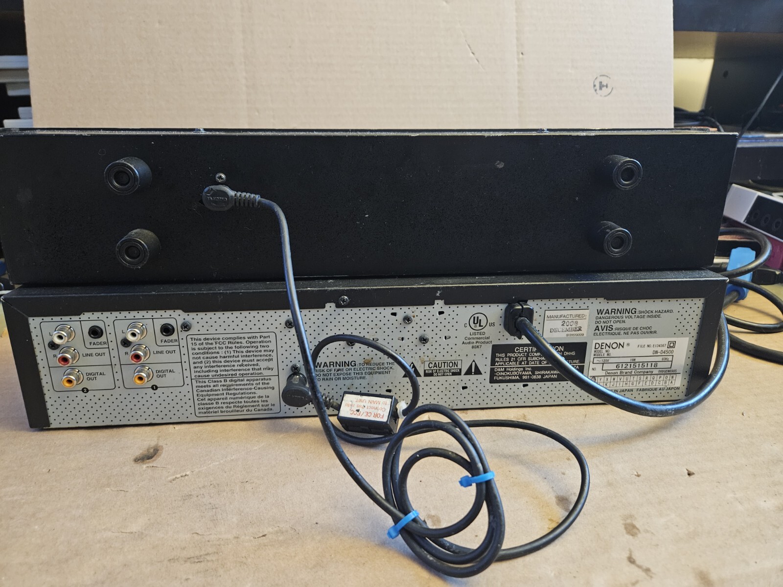 Denon DN-D4500 Dual CD-MP3 Rack Mount Player | eBay