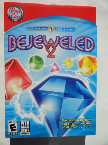 BEJEWELED 2 - Pop Cap Games - MAC PC CD-ROM NEW/SEALED | eBay
