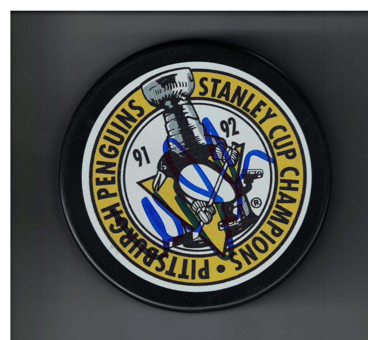 Ulf Samuelsson Pittsburgh Penguins Autographed 1991-92 Stanley Cup ...