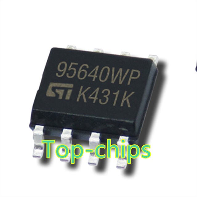 5PCS M95640-WDW6TP IC EEPROM 64KBIT 10MHZ 8TSSOP M95640 95640 M95640-W ...