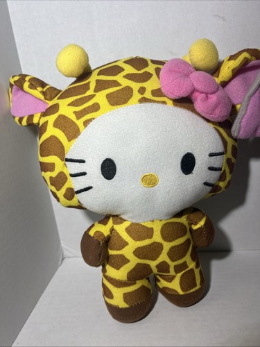 2014 Sanrio Hello Kitty Gray Circus Elephant & Giraffe Plush Stuffed ...