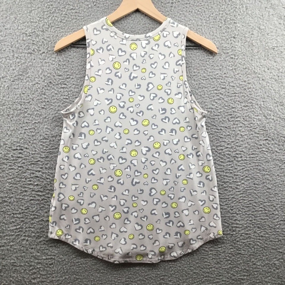 PJ Salvage X Smiley Sleep Tank Top Gray S | eBay UK
