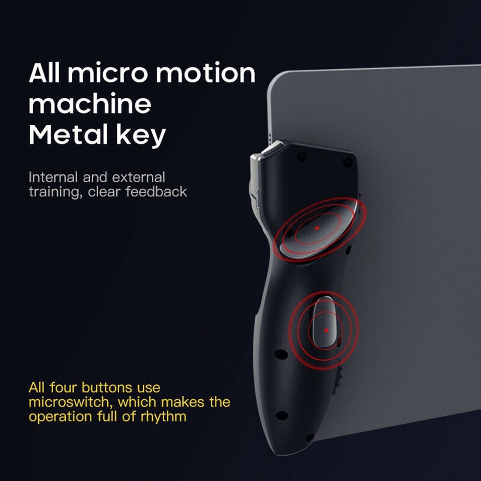 Six Fingers Aim Button Shooter Gamepad Trigger For iPad Mobile PUBG ...