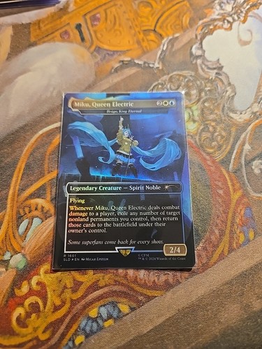 Miku, Queen Electric Foil MTG Secret Lair - Pack Fresh - | eBay
