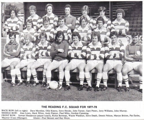 READING FOOTBALL TEAM PHOTO>1977-78 SEASON | eBay