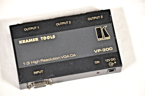 Kramer Tools VP-300 1:3 High Resolution VGA DA No Power Supply | eBay