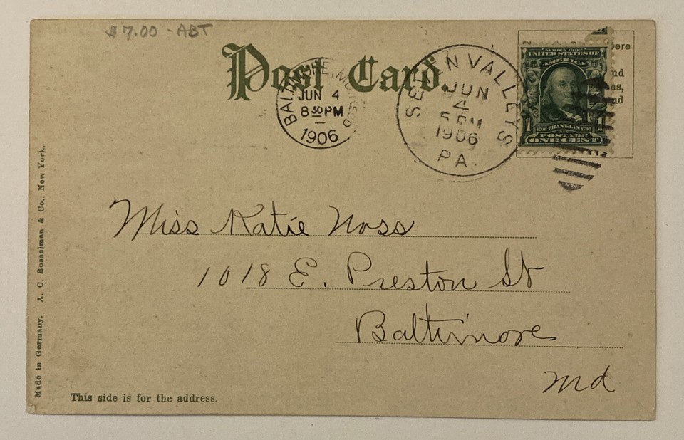 Vintage Postcard, Boys New High School, Reading Pennsylvania, Posted ...
