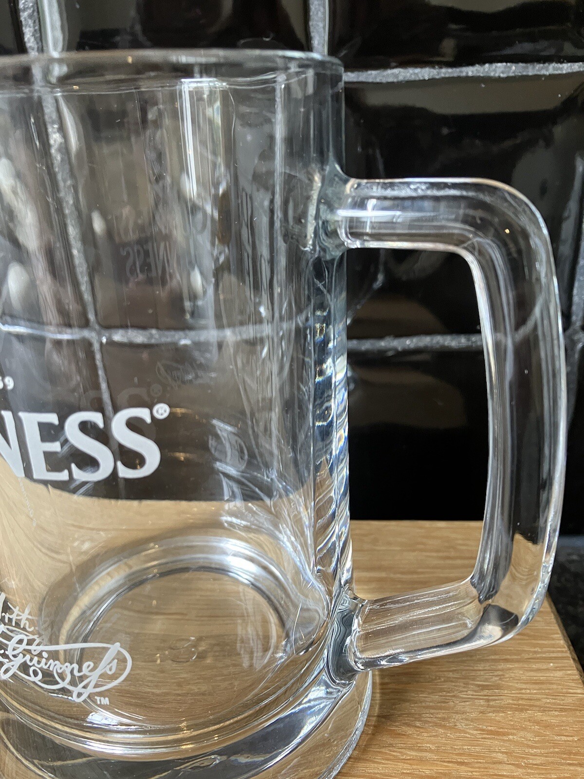 Guinness Glass Tankard Arthur Guinness Signature | eBay