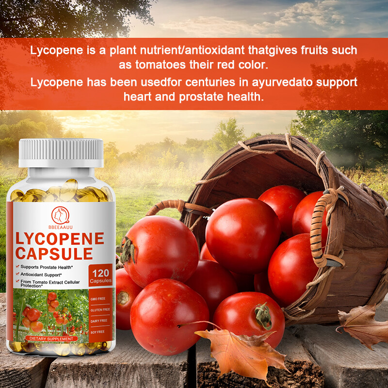 Lycopene Capsules Tomato Extract Complex High Potency For Immune Heart ...