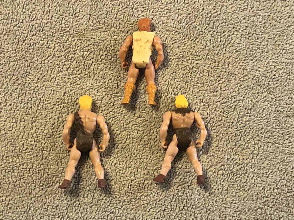 Lot Of 3 Vintage 1988 KPT Kenner Bone Age Caveman Action Figures | eBay