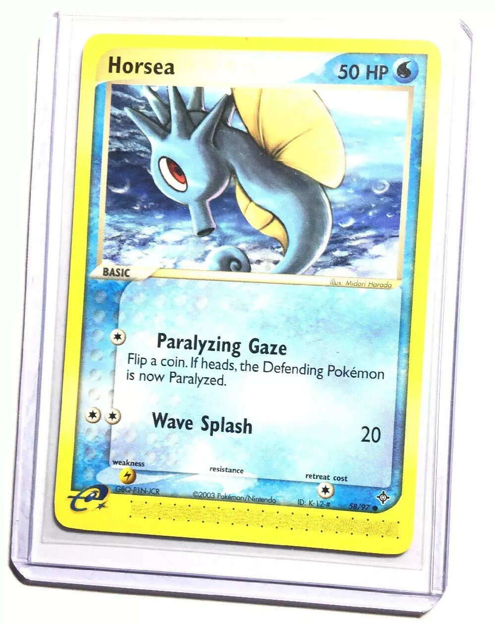 HORSEA - 58/97 - EX Dragon - Common - Pokemon Card - NM | eBay