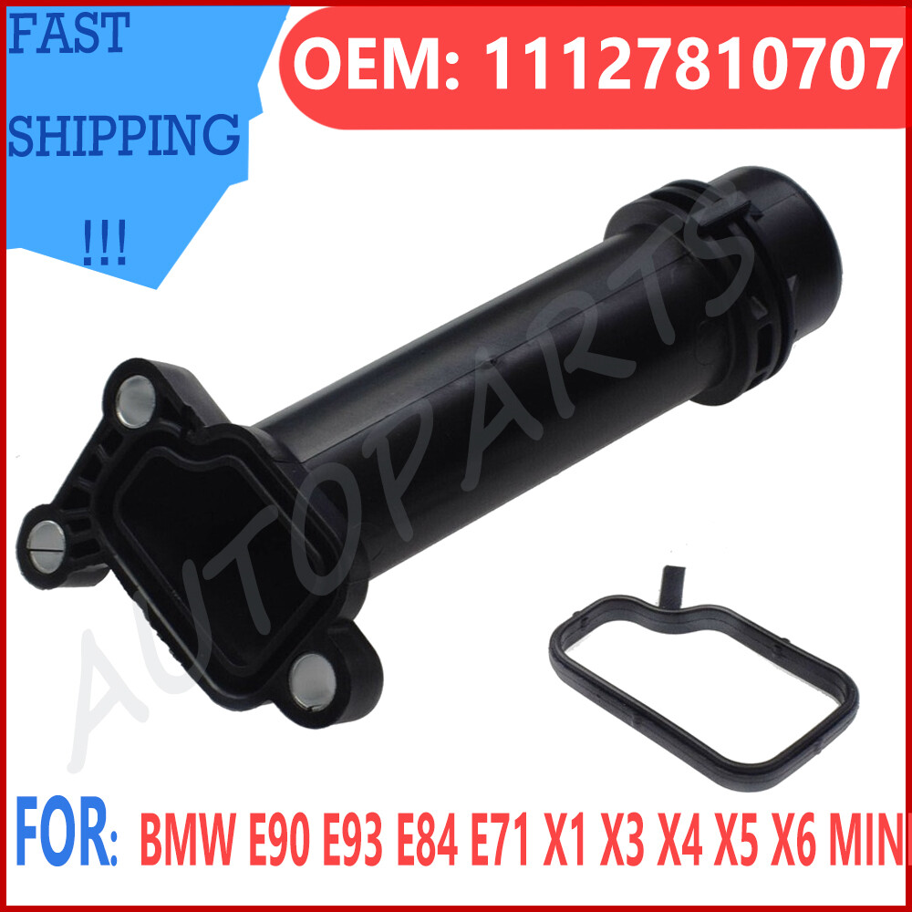 Coolant Water Flange Tube Connector For BMW E90 E93 X1 X3 X4 X5 X6 ...