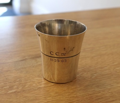 Tiffany & Co. Sterling Silver Jigger / Shot Glass, Engraved, #23688 | eBay