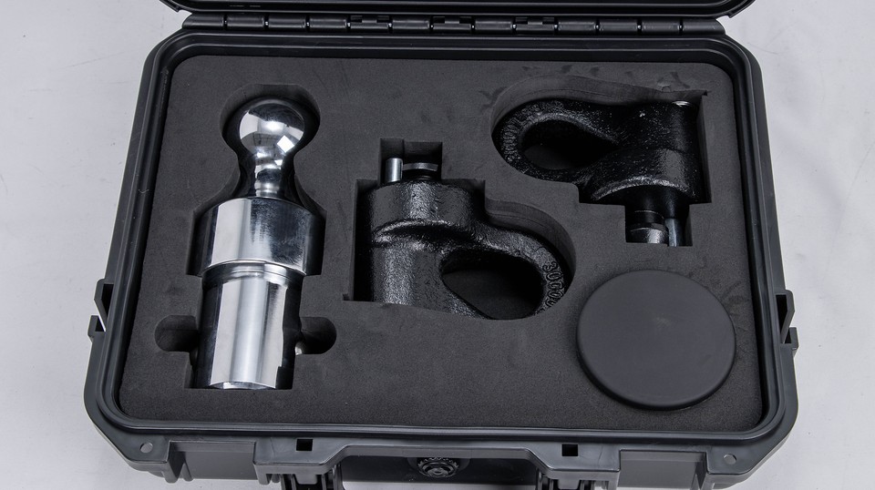 Puck System 2-5/16" Gooseneck Ball & Safety Chain Anchor Kit 30k Lb Oem ...