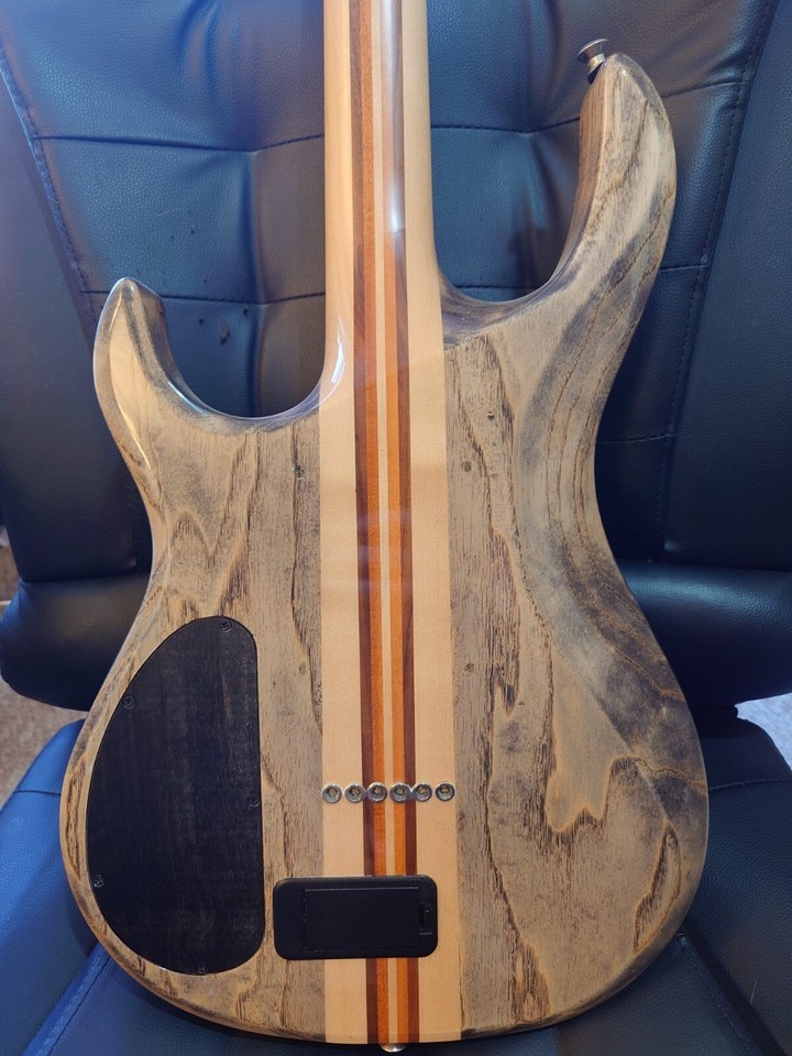 *Mint Condition* - Kiesel Translucent Purple 6 String Guitar + Piezo ...