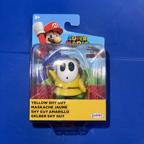 Super Mario - Yellow Shy Guy - 2.5" Action Figure - Jakks Pacific ...