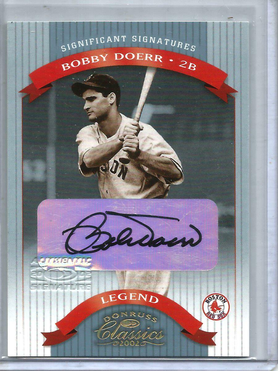 Bobby Doerr 2002 Donruss Classics Autograph #461/500 | eBay