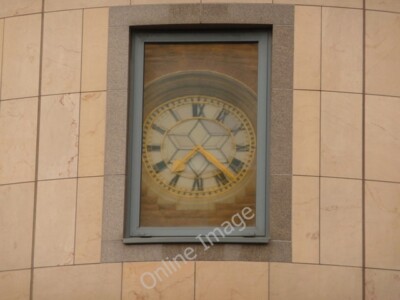 Photo 6x4 Hammersmith: St. Paulu00e2u0080u0099s clock reflected Hammer ...