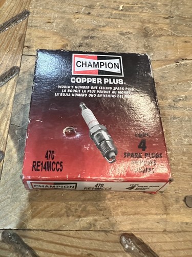Champion Copper Plus Spark Plugs 470 RE14MCC5 4pcs | eBay