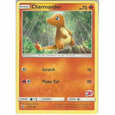 18/147 Charmander (Charizard Symbol 42) Pokemon Battle Academy ...