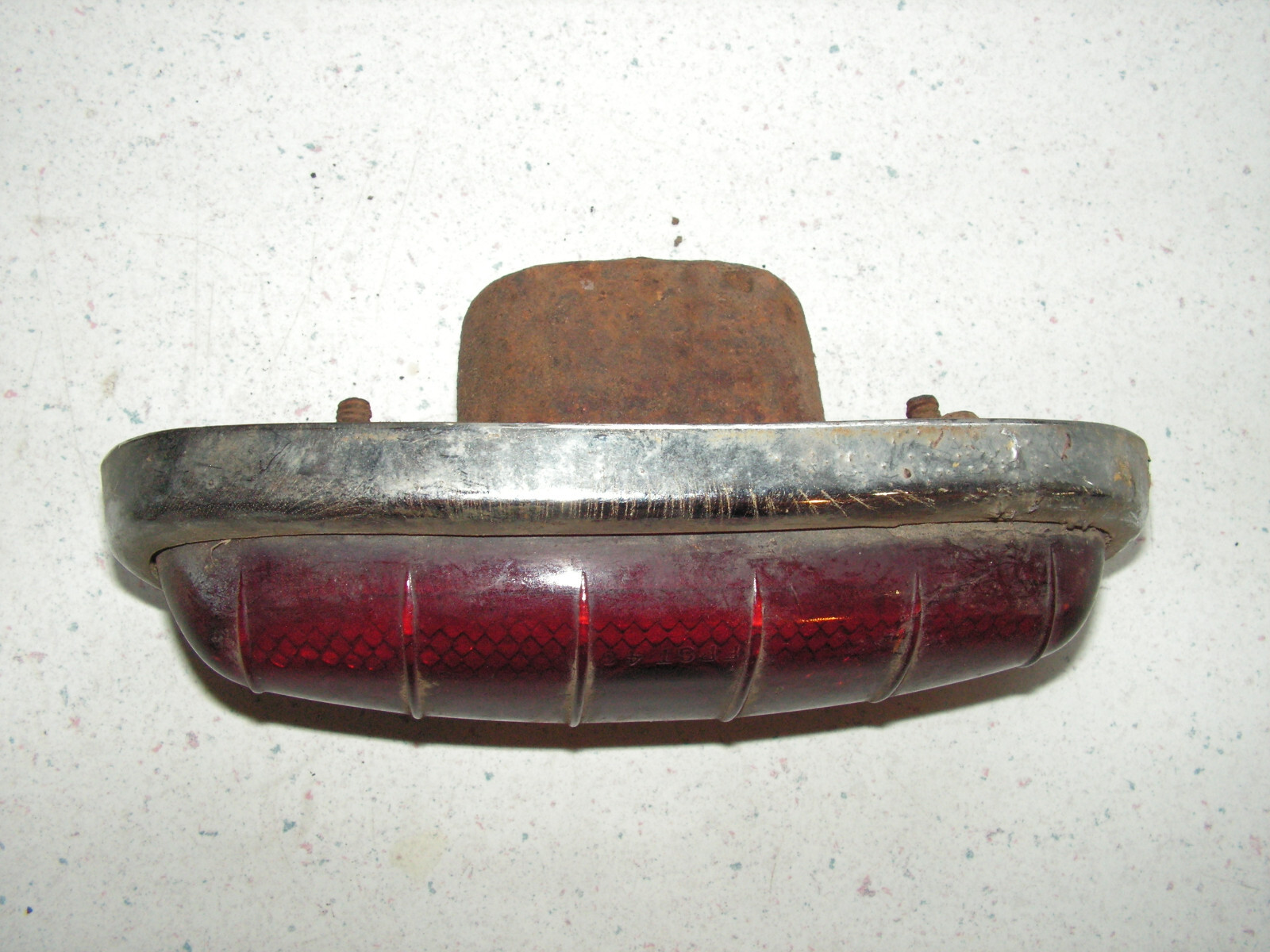 Nice Vintage 48 1949 1950 FORD Tail LIGHT OLD Car GLASS LENS FRST-48 ...