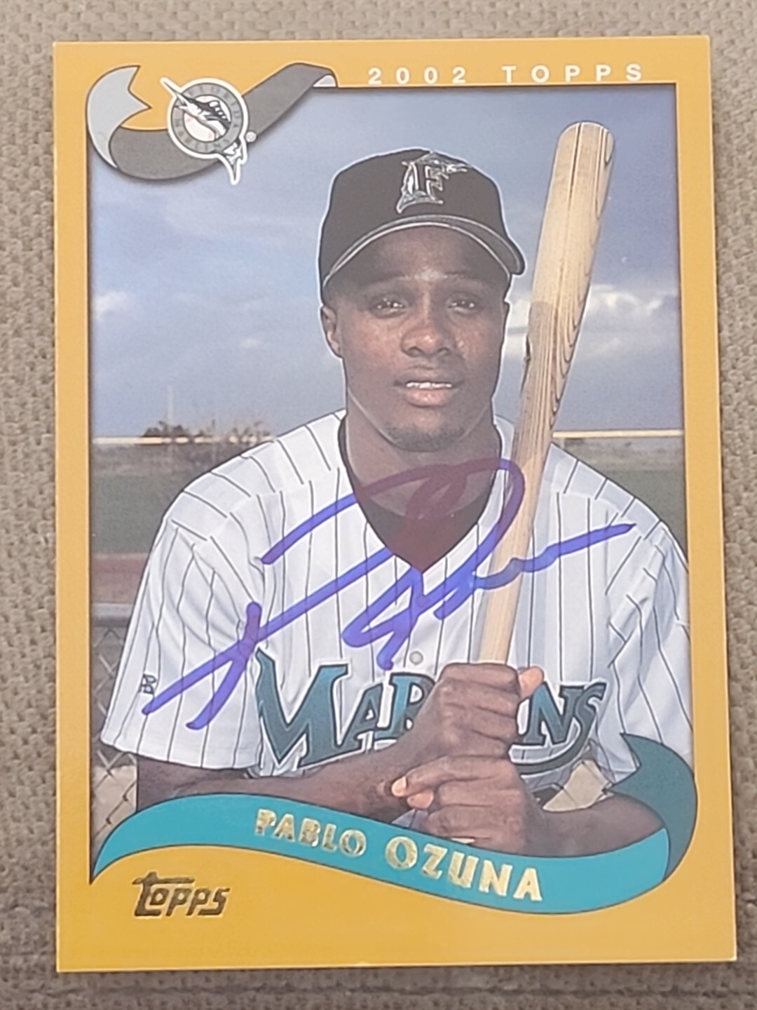 Pablo Ozuna Signed 2002 Topps - Limited Edition #539 | eBay
