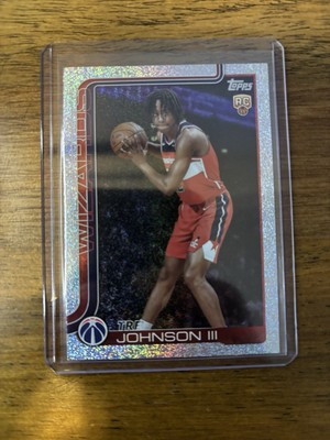 2025-26 Topps Flagship - Tre Johnson Rookie Sandglitter - Wizards RC ...