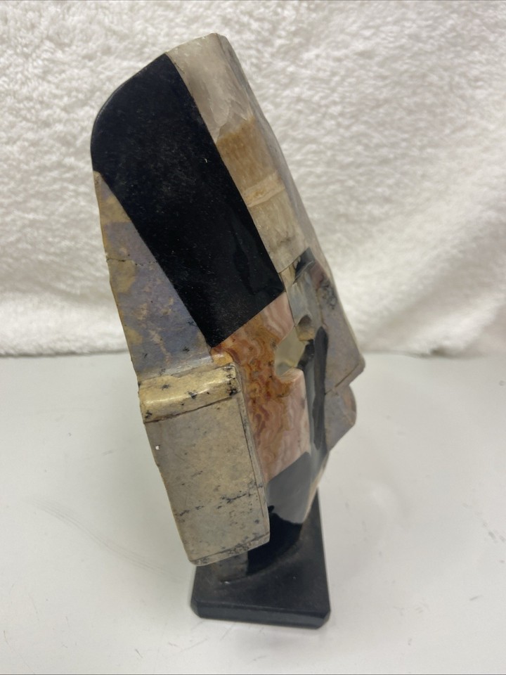 Abalone Shell Burial Ceremonial Mask Mexican Aztec Mayan Style ...