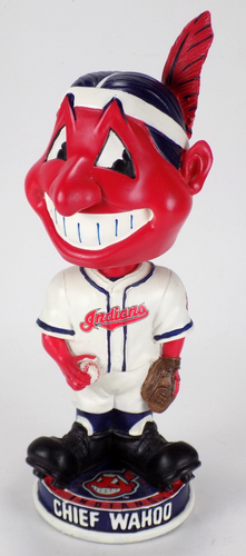 Cleveland Indians Chief Wahoo Bobblehead Knuckle Heads 2008 Mascot ...