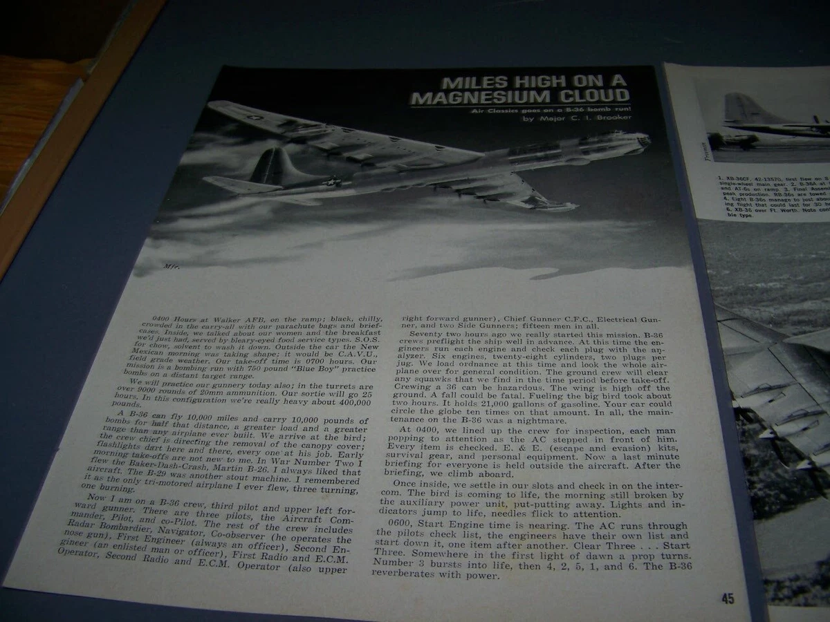 Magnesium Airplanes