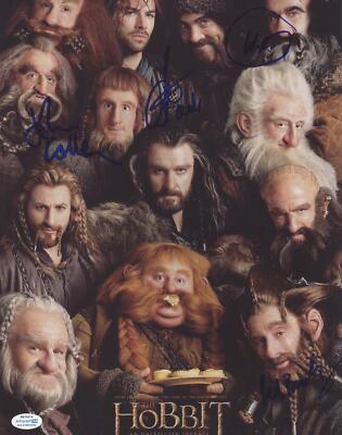 Aidan Turner, Jed Brophy & John Callen "The Hobbit" SIGNED 11x14 Photo ...