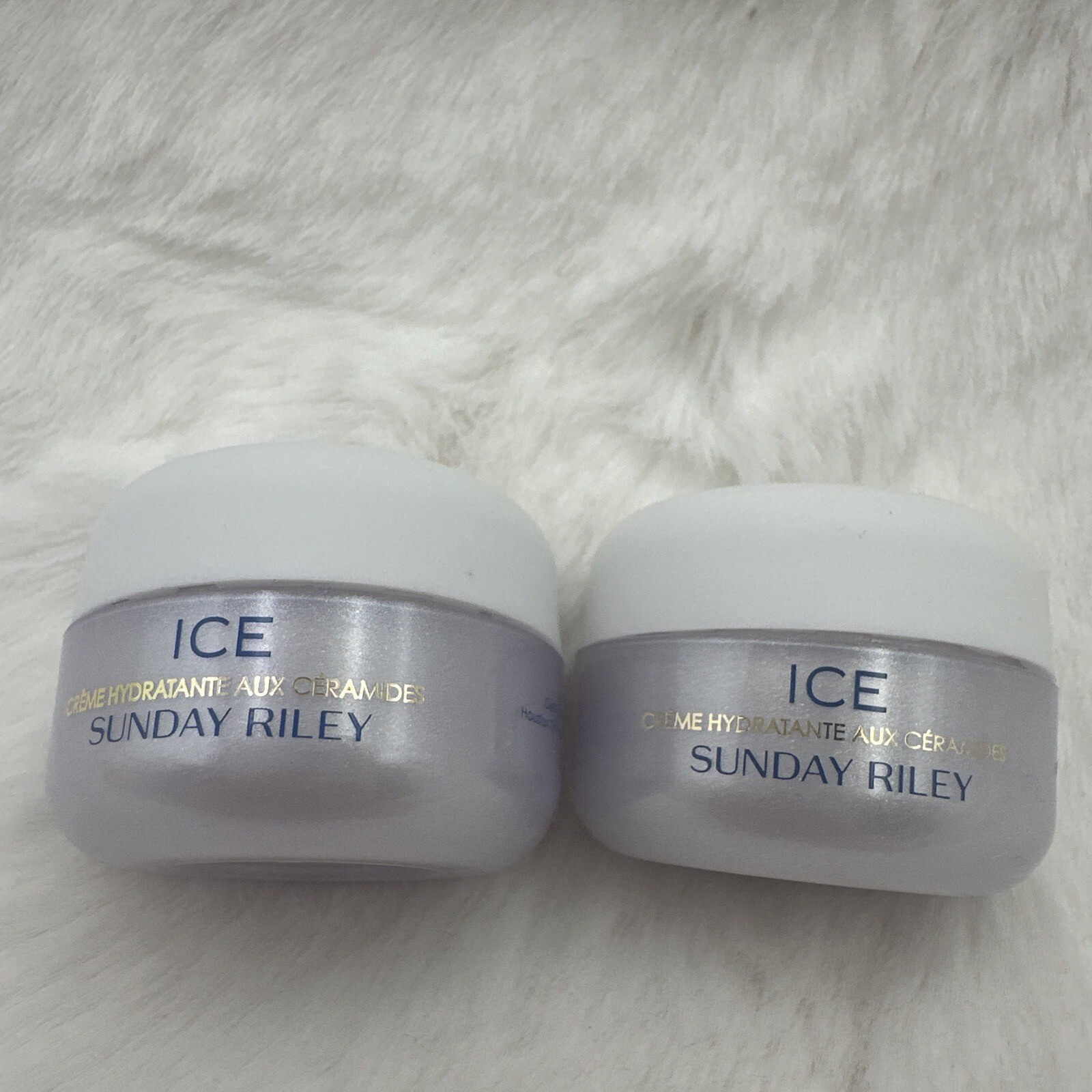 2 Pc - Sunday Riley ICE Ceramide Moisturizing Cream 0.3oz / 8g Each ...