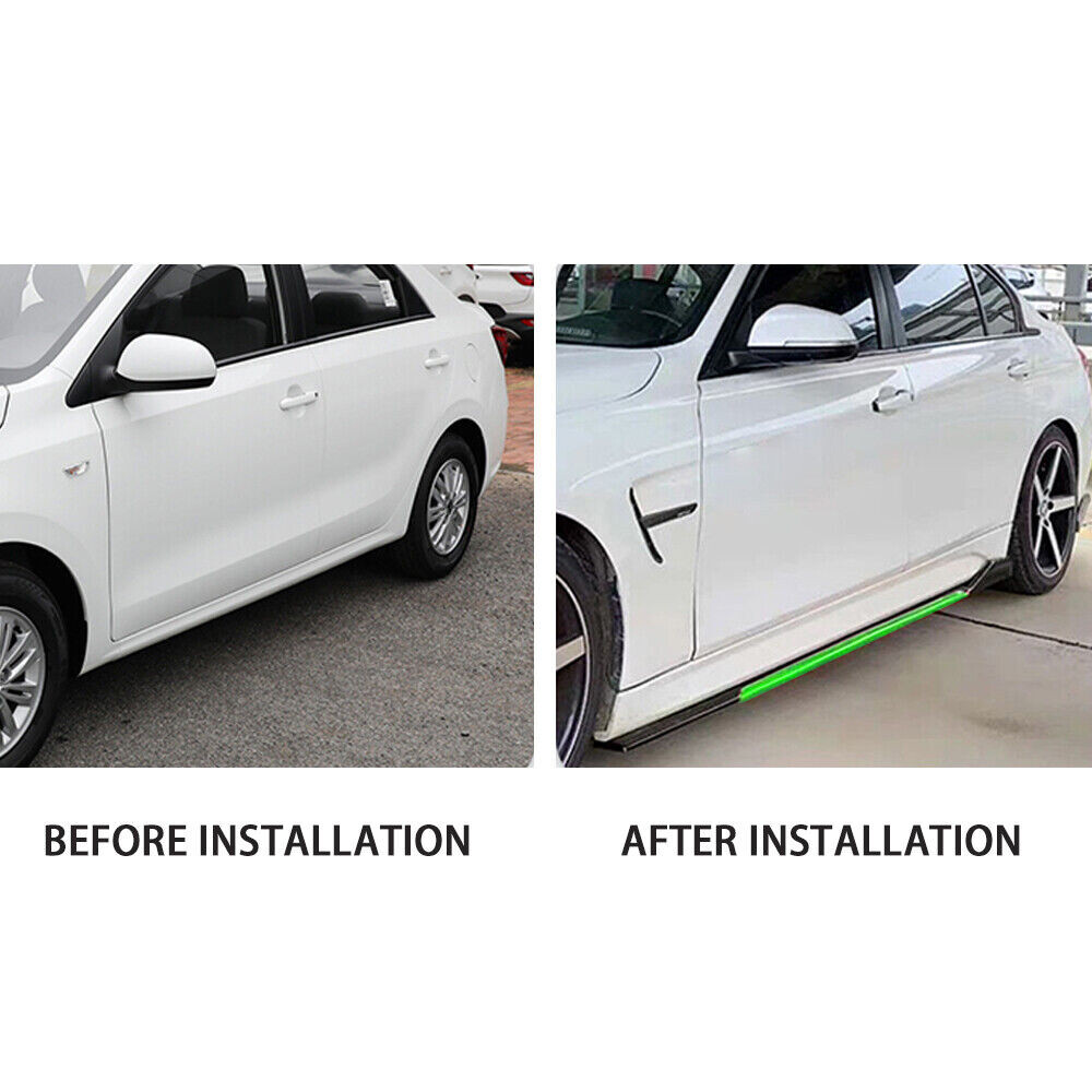 For Audi RS3 RS5 RS6 86" Side Skirt Extension Rocker Panel Splitter ...