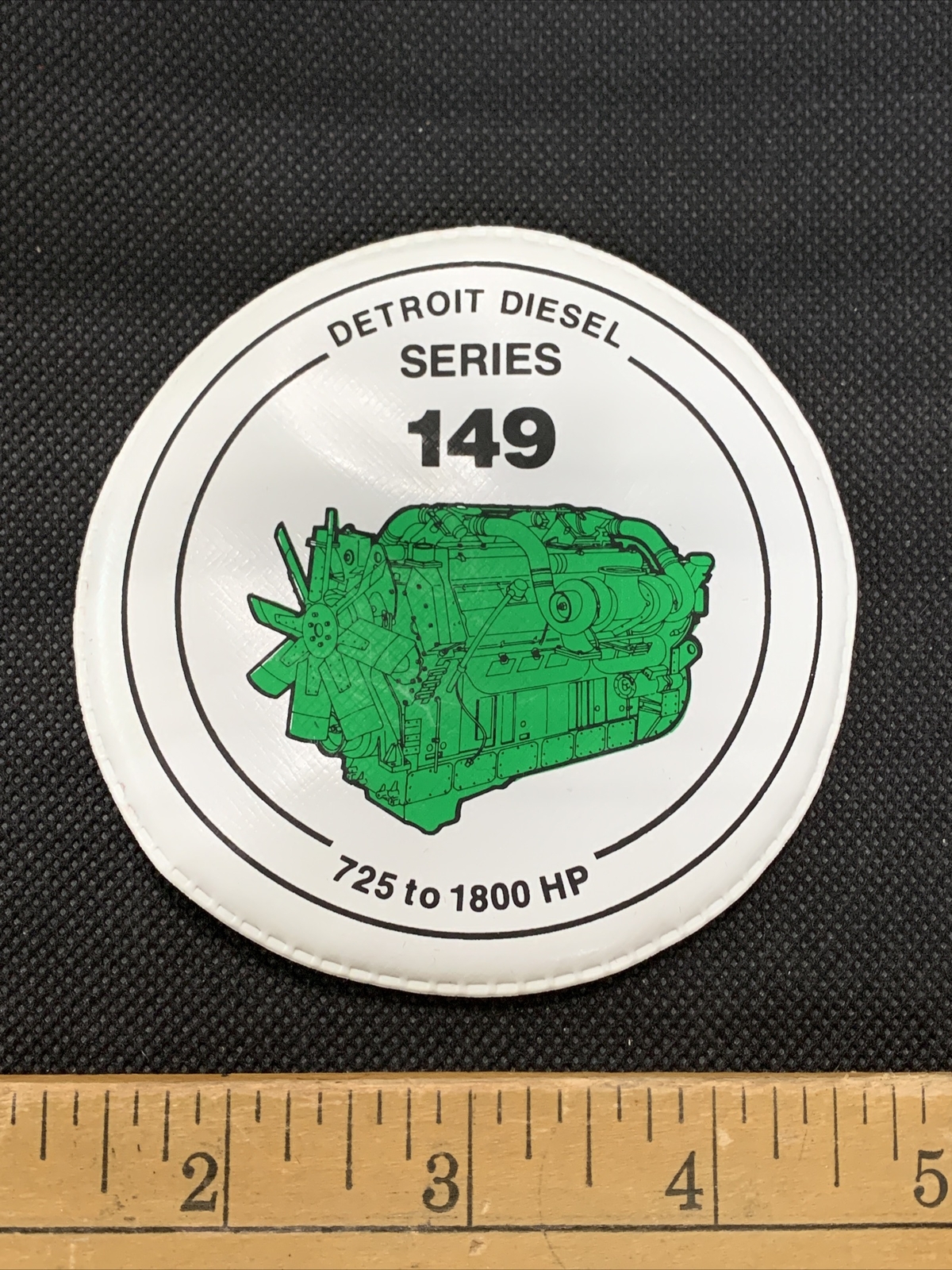 Vintage Detroit Diesel Allison Vinyl Patch 3.5 inch foam back Series ...