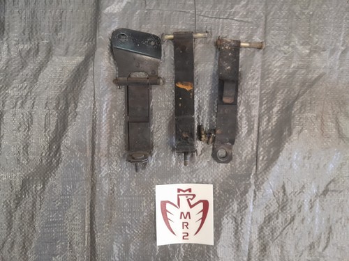 1985-1989 Toyota MR2 FUEL GAS TANK STRAPS BRACKET OEM SET PAIR AW11 ...