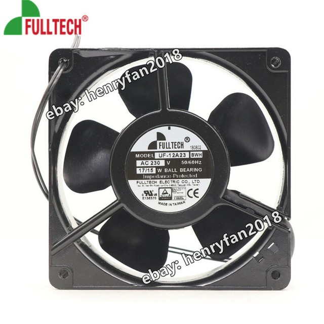 Fulltech Uf-12a23 BWH Cabinet Axial Cooling Fan 230vac 17/15w ...