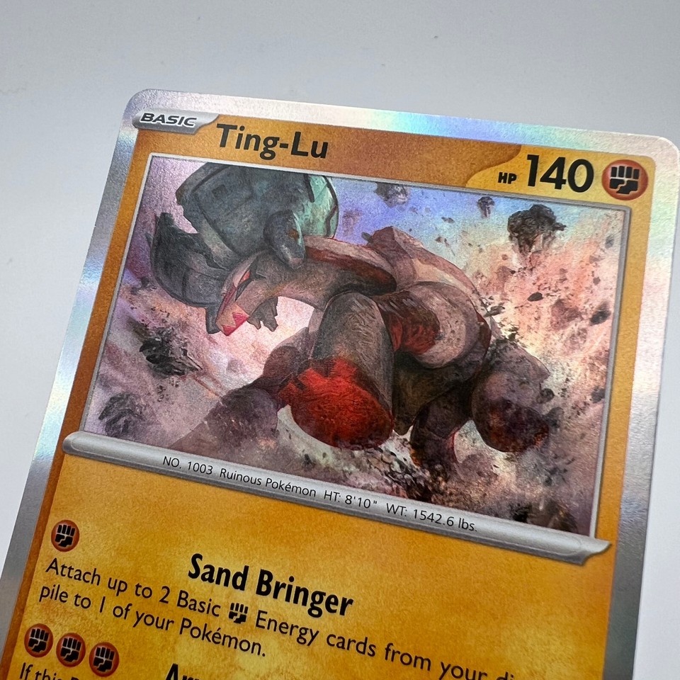 HOLO Ting-Lu 109/182 NM / M - Paradox Rift Pokemon Card - Akira Egawa ...