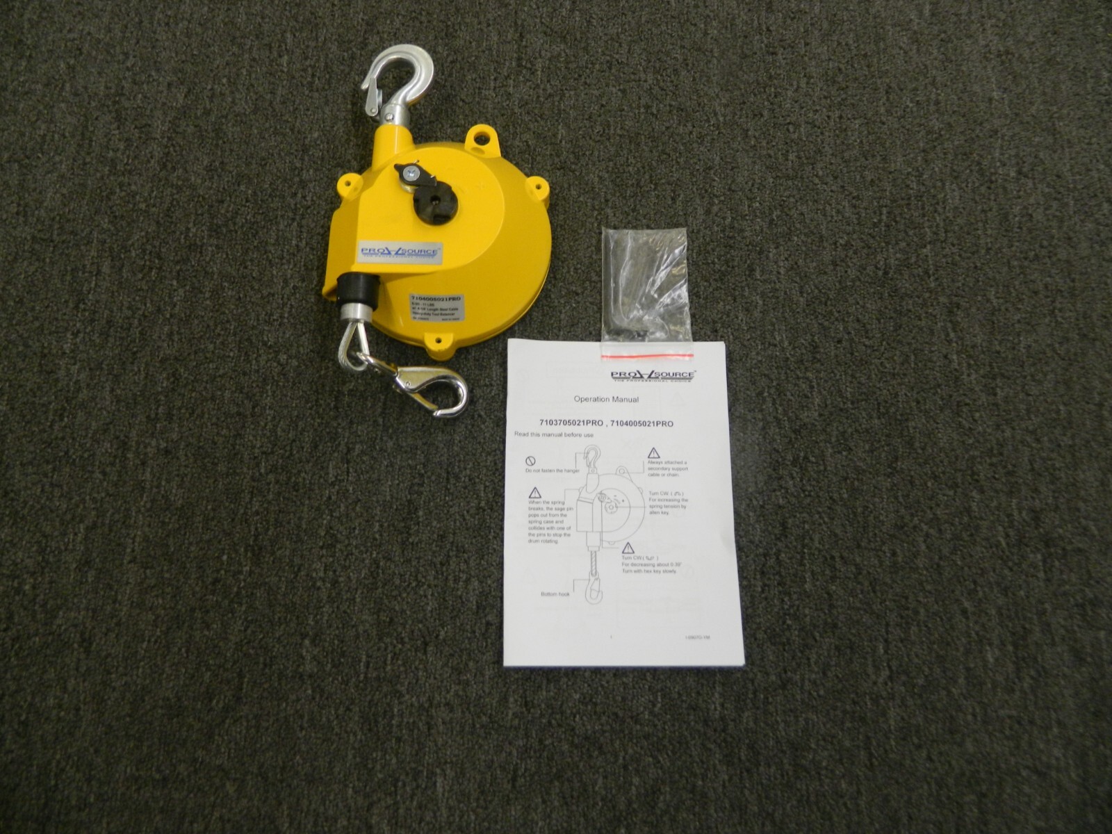 PRO-SOURCE Tool Balancer 11Lb Load Capacity 4-1/4' Travel Distance ...