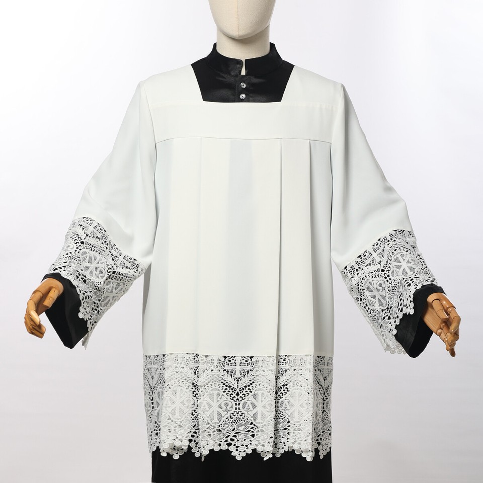 Catholic Surplice for clergymen Priest Clergy Surplice Liturgical outer ...