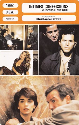 FICHE CINEMA : CHRISTOPHER CROWE - INTIMES CONFESSIONS - 1992 | eBay