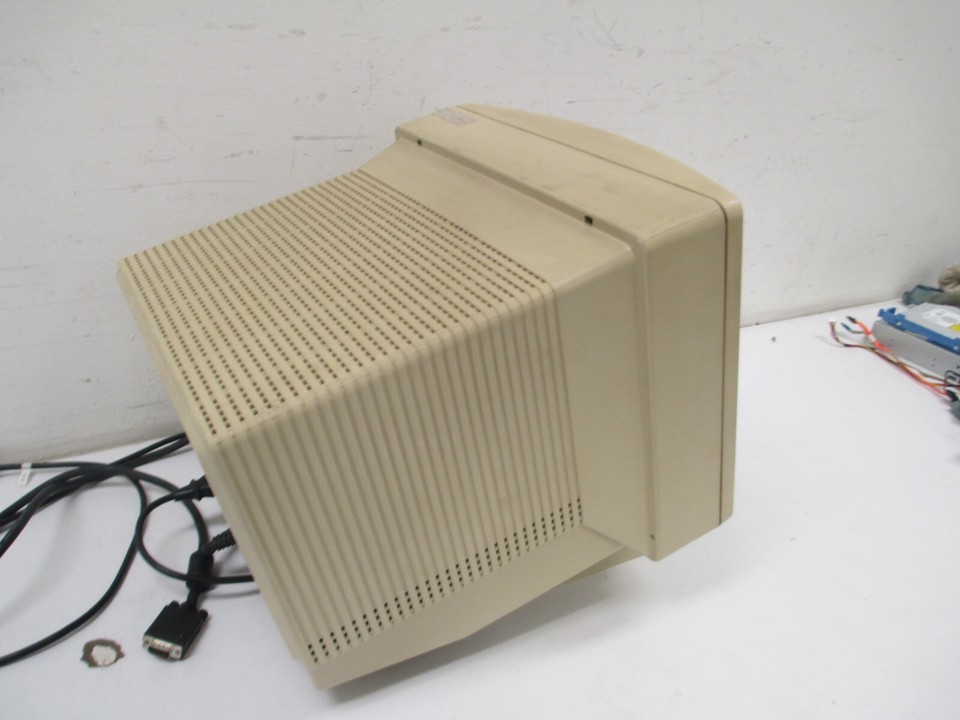 Vintage Compaq 462 CRT Monitor 1995 w/ cords | eBay